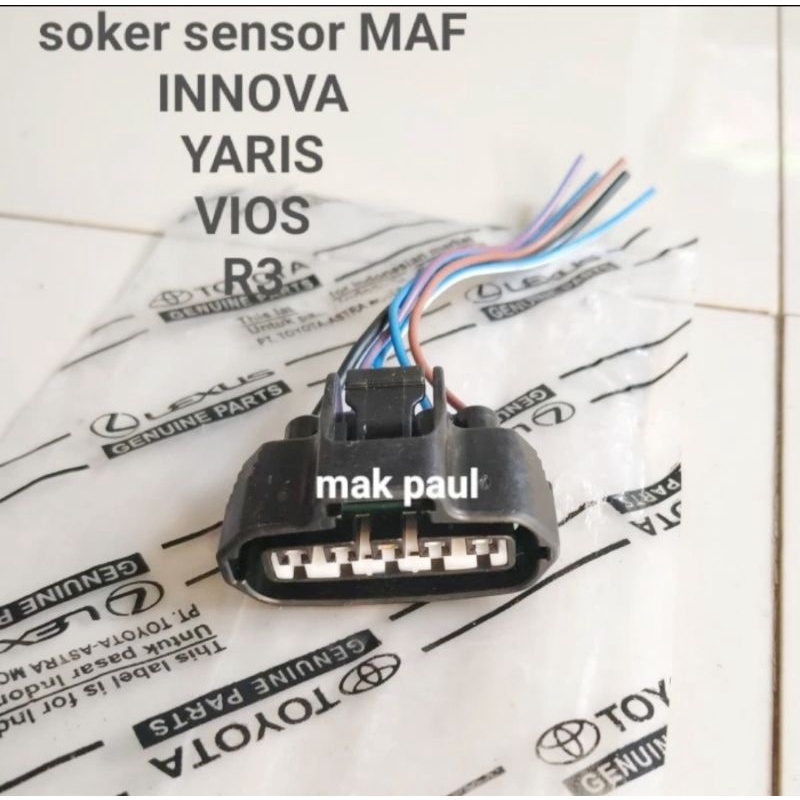 YARIS VIOS ALTIS 2000 - 2012 ORIGINAL MAF airflow sensor socket ...
