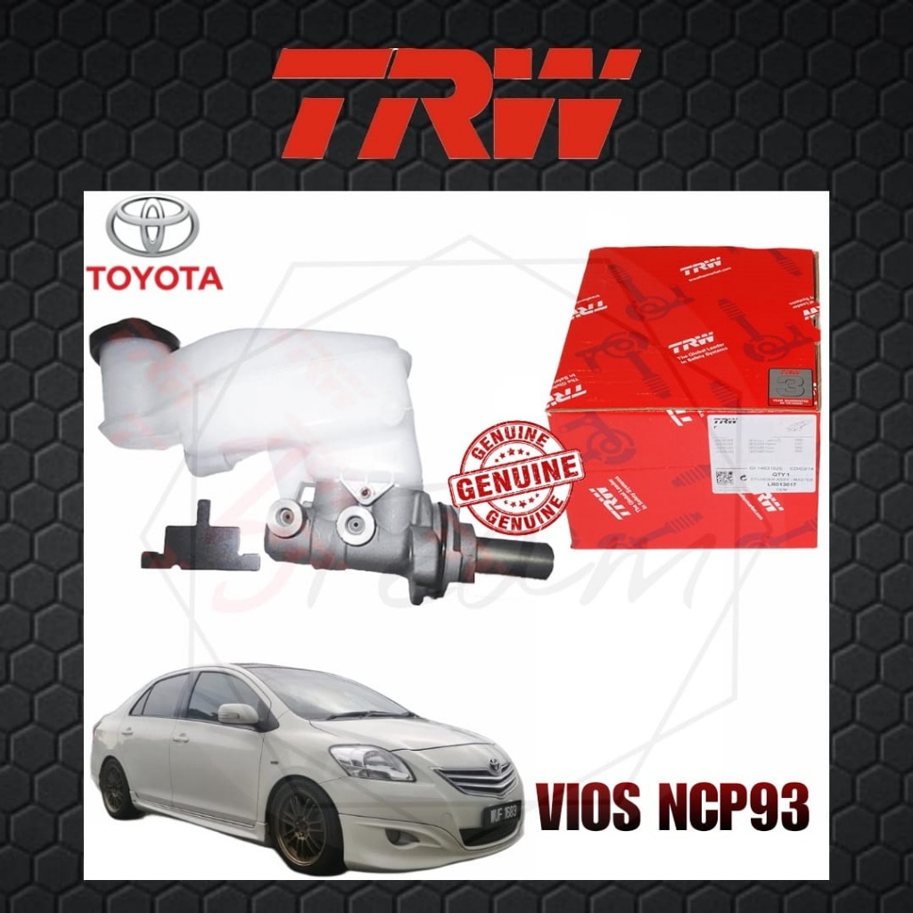 TRW HYDRAULIC BRAKE MASTER PUMP CYLINDER FOR TOYOTA VIOS NCP93 | Shopee ...
