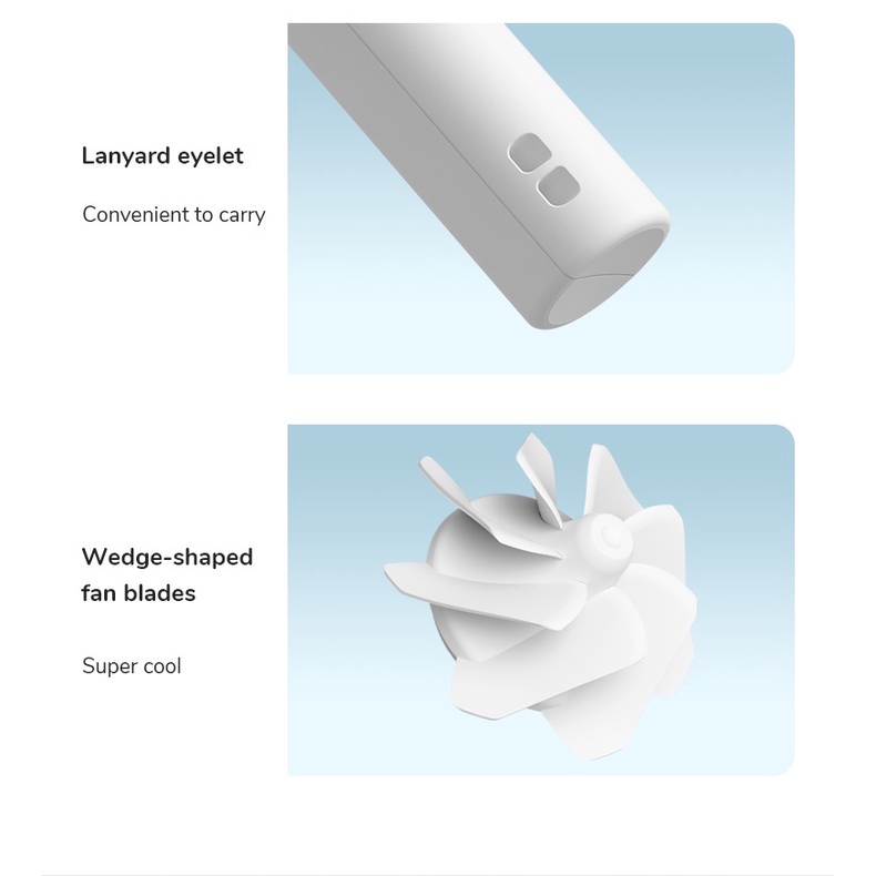 JisuLife HandHeld Fan Life5 (Super-Mini Turbo Fan - 45000mAh) FA42 ...