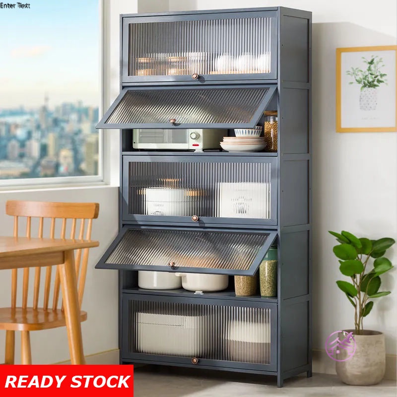 🍂Ready Stock🍂Kitchen storage cabinets/multi layered multifunctional ...