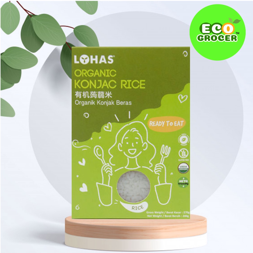 Lohas - Konjac Rice 200g | Shopee Malaysia