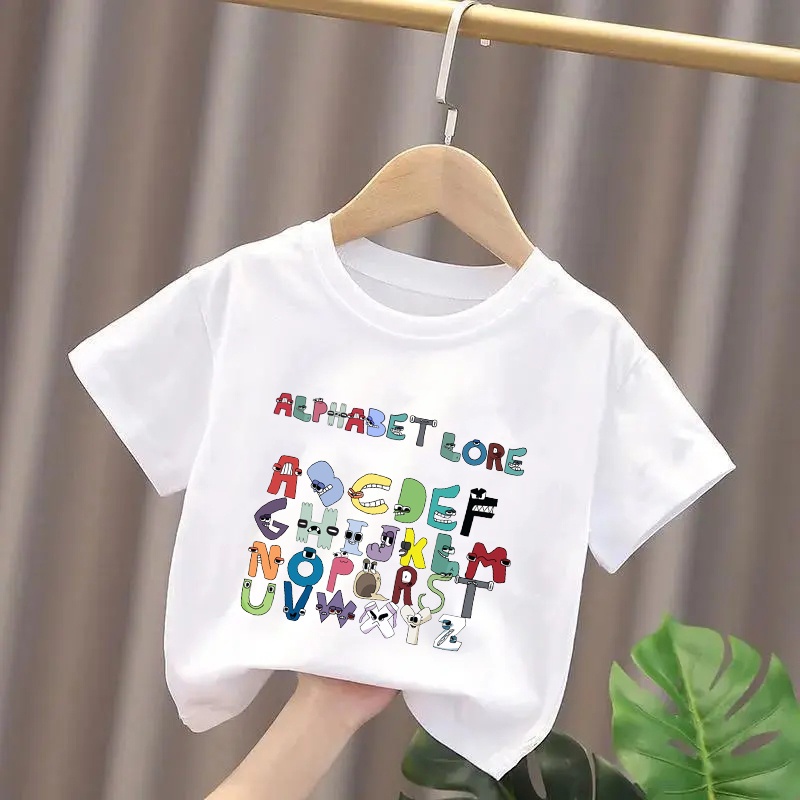 Children'S Shirts Alphabet Lore Unisex Kids Tshirts Boys And Girls ...
