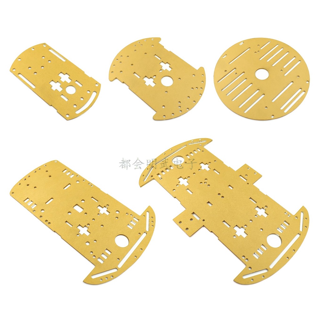 Transparent Smart car chassis 2WD 2-wheel car bottom plate 4WD 4-wheel ...