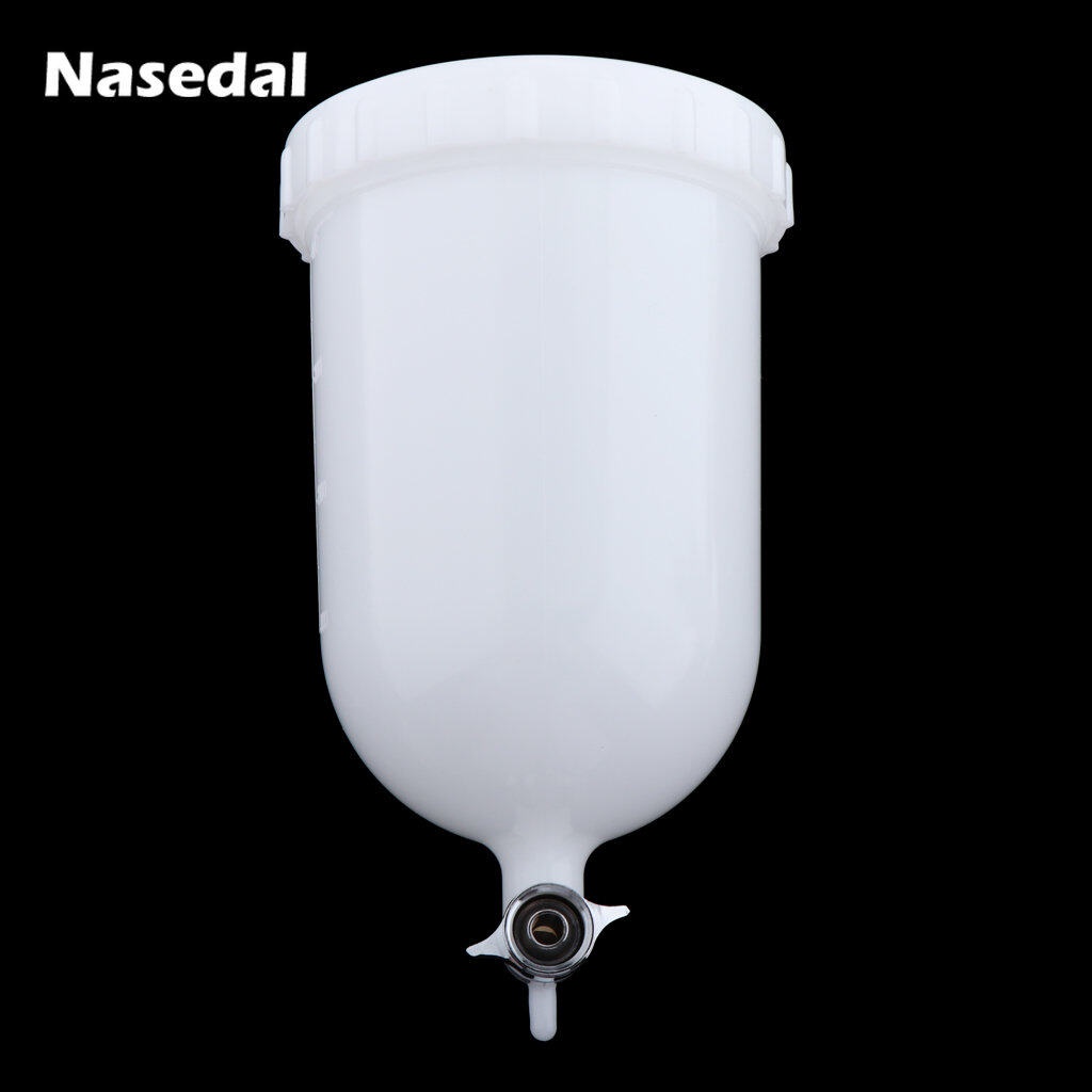 Plastic Air Gravity Feed Spray Paint Airbrush Cup Pot 400ml Capacity ...