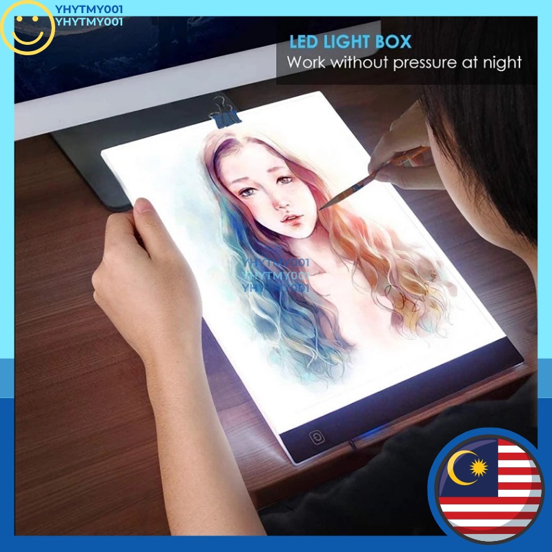 A4 LED Copy Board Light Pad Drawing Tracing Tablet Copyboard Animation ...