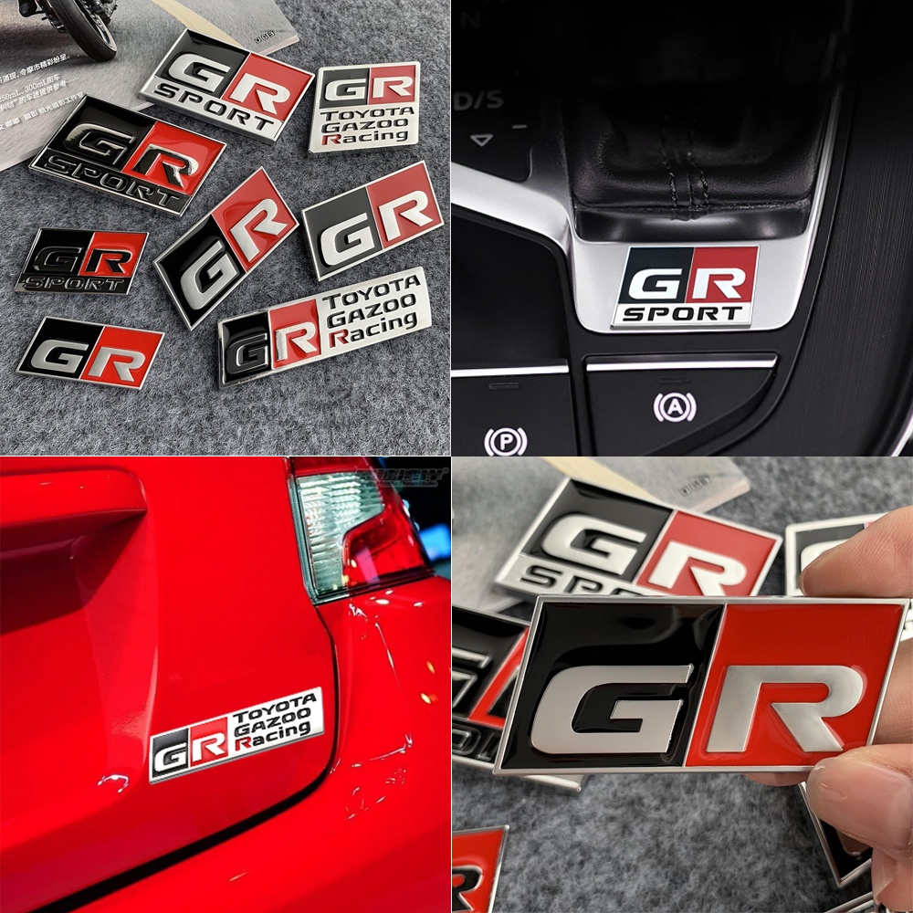 Zinc Alloy Labeling GR sport Car Interior Sticker For Toyota YARiS ...