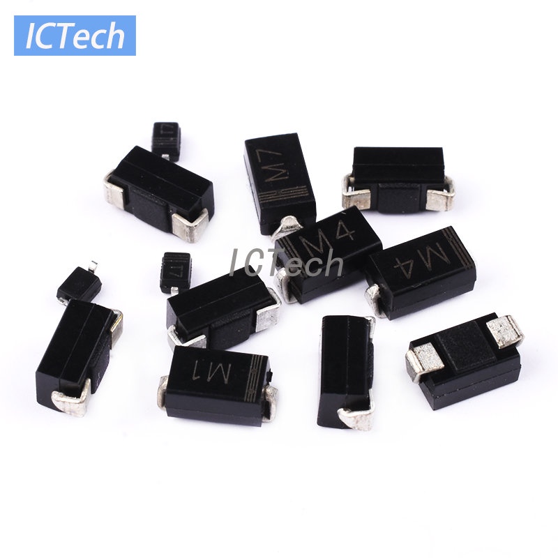 M1 M2 M4 M7 SMA 1N4001 1N4002 1N4004 1N4007 Original SMD Diode 200Pcs ...