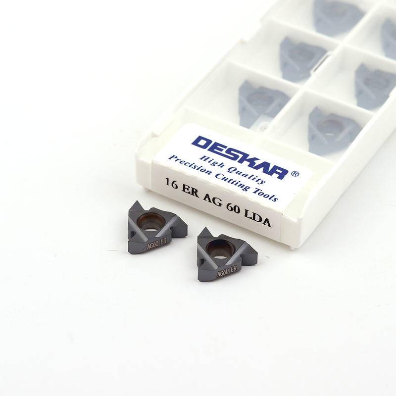 10pcs DESKAR 100% original 16ER 16IR AG55 AG60 LDA LDC high quality carbide insert thread ...