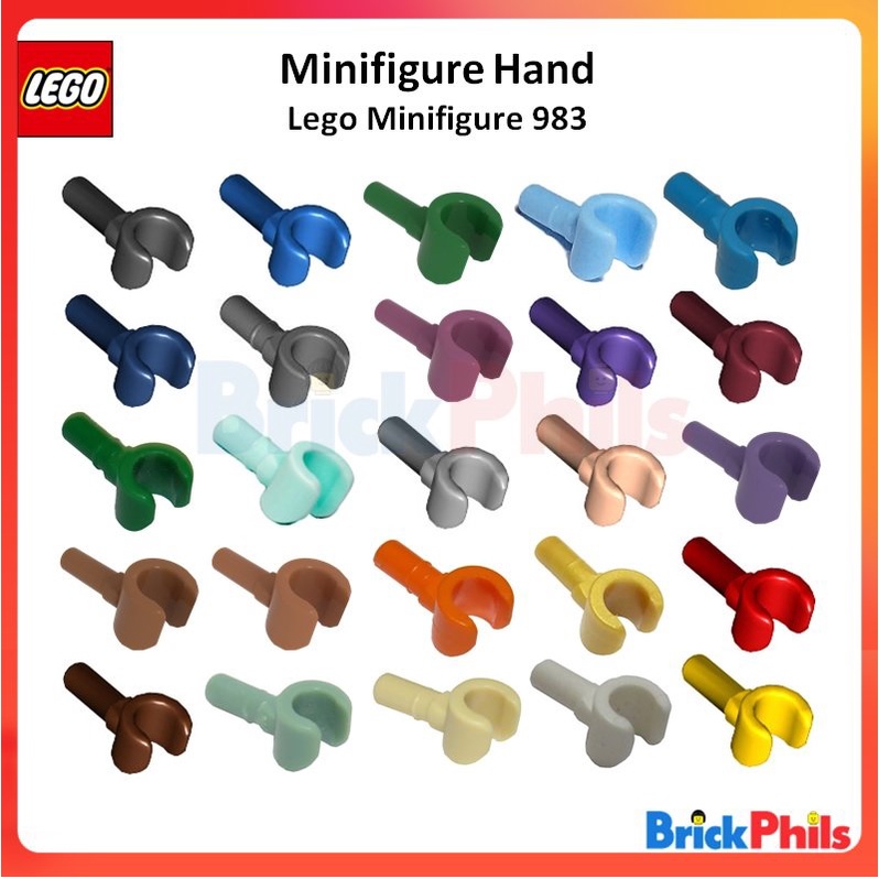 Lego Minifigure Part 983 Minifigure Hand (2pcs per Lot) | Shopee Malaysia