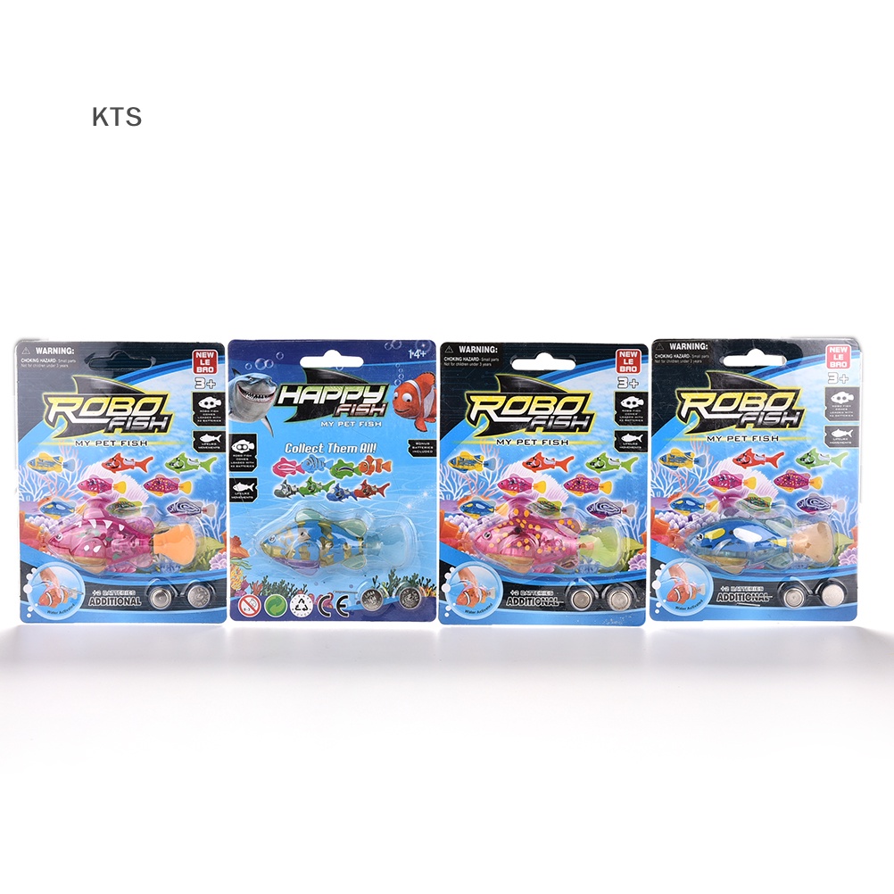 KTS 1x Electronic Pet Robot Toy Fish Aquatic Powered Fish Kids Children ...