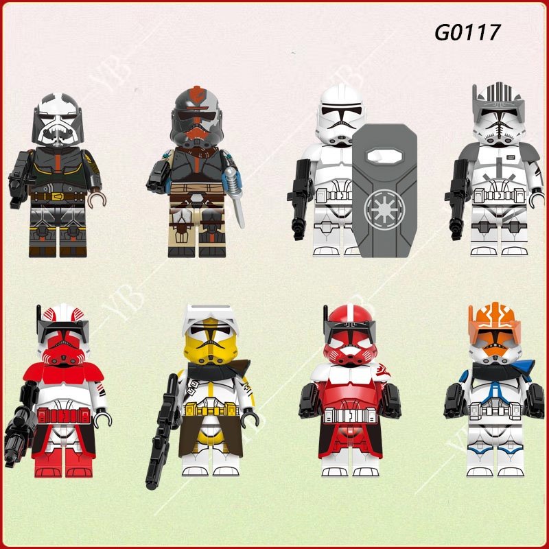 TV and movie series science fiction Commander Cody Bligh assembling ...