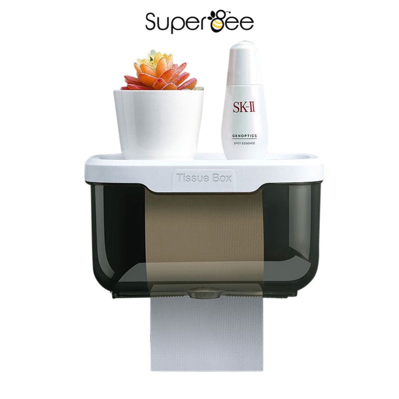 Superbee Toilet Tissue Holder D51 WC Tissue Box Paste Bathroom Tissue ...