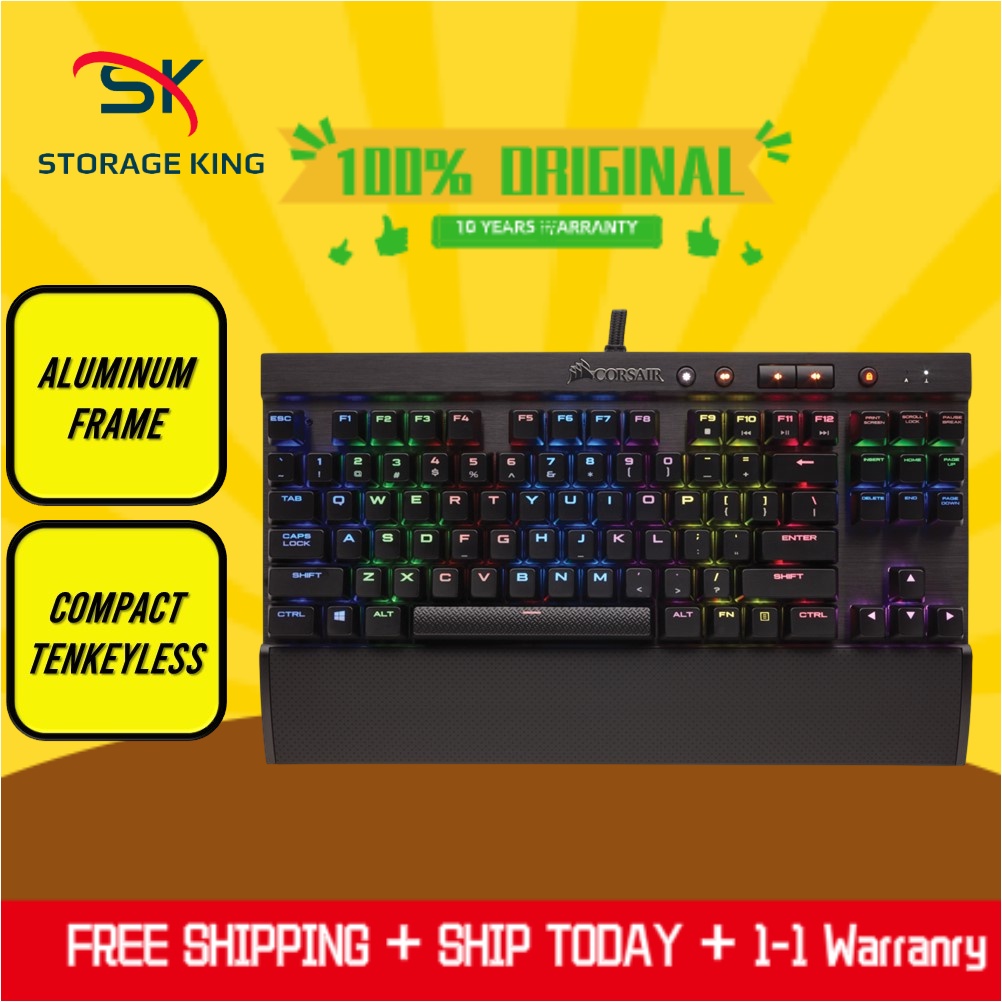 Corsair K65 LUX RGB TKL Compact Mechanical Gaming Keyboard K68 RGB ...