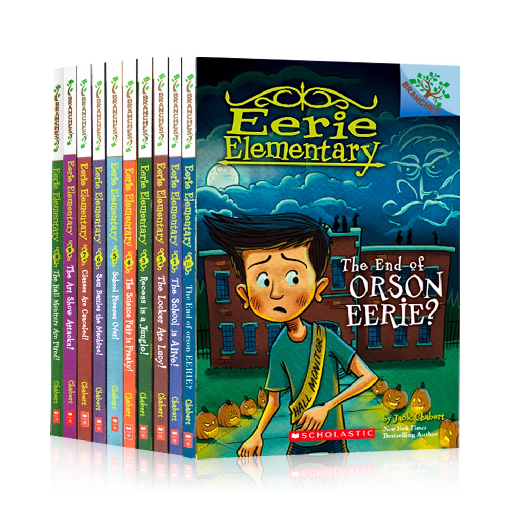 10Books/set Eerie Elementary English Reading Campus Theme Classics ...