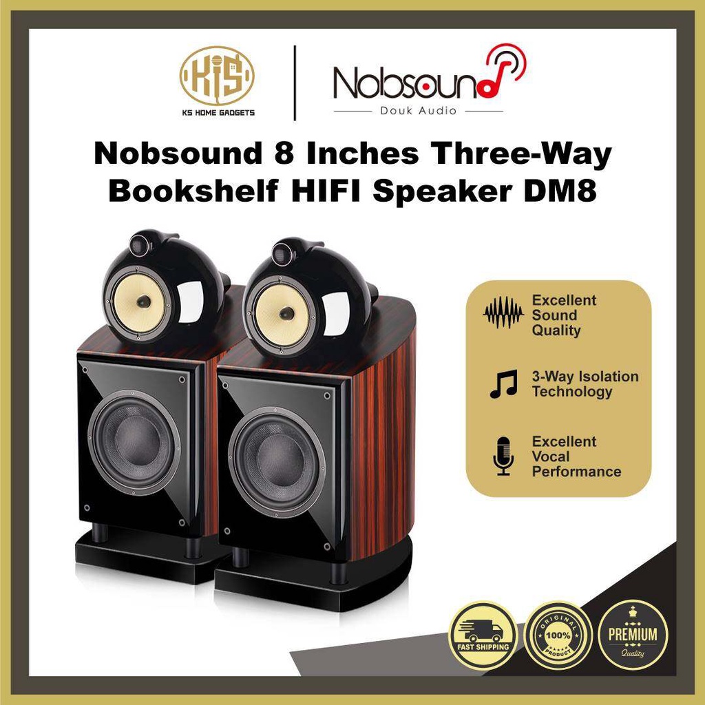 Nobsound Dm8 Solid Wood Passive HiFi Speaker Nautilus Fever High ...
