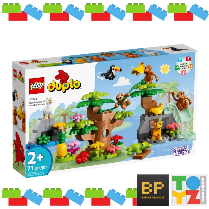 Lego 10973 Duplo - Wild Animals of South America - Original | Shopee ...
