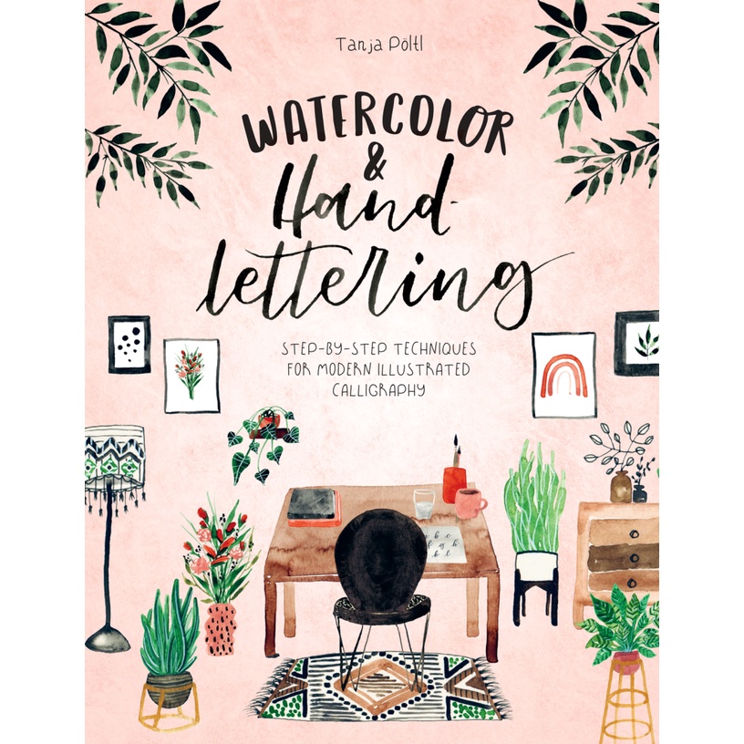 Art // Watercolor & Hand Lettering - Step-by-Step Techniques | Shopee ...