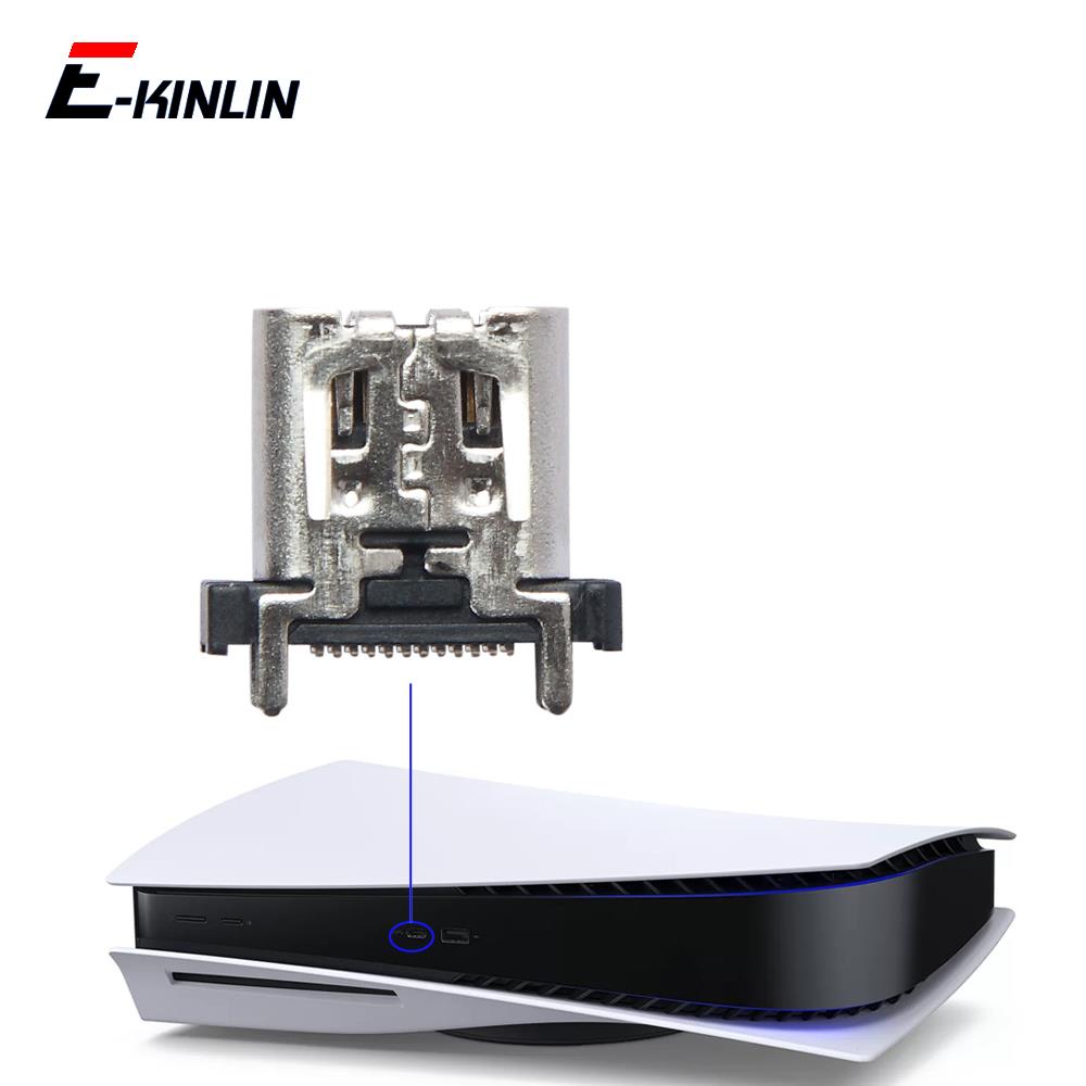 Console Type C USB Charging Socket Port Charging Interface TYPE-C Power ...