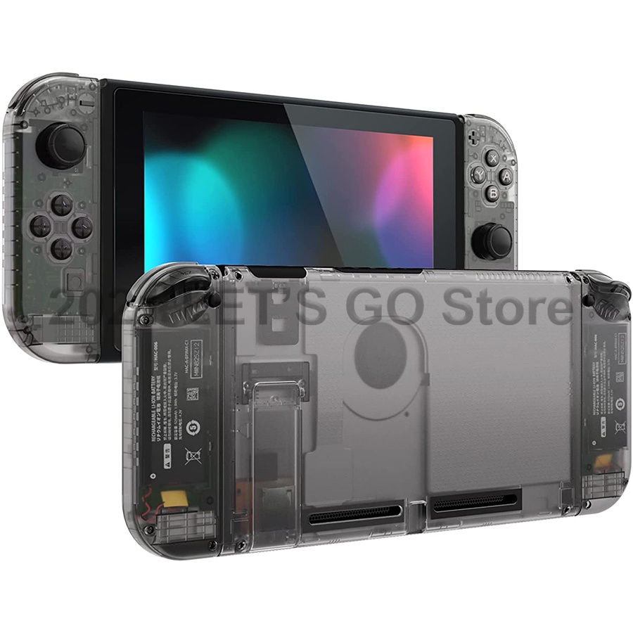 Nintend Switch DIY Replacement Housing Shell Transparent Clear Black ...