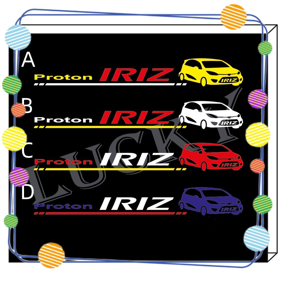 proton windshield sticker iriz | Shopee Malaysia