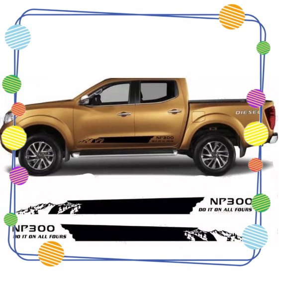 (Ready Stock) Nissan Navara NP300 Side Body Sticker | Shopee Malaysia