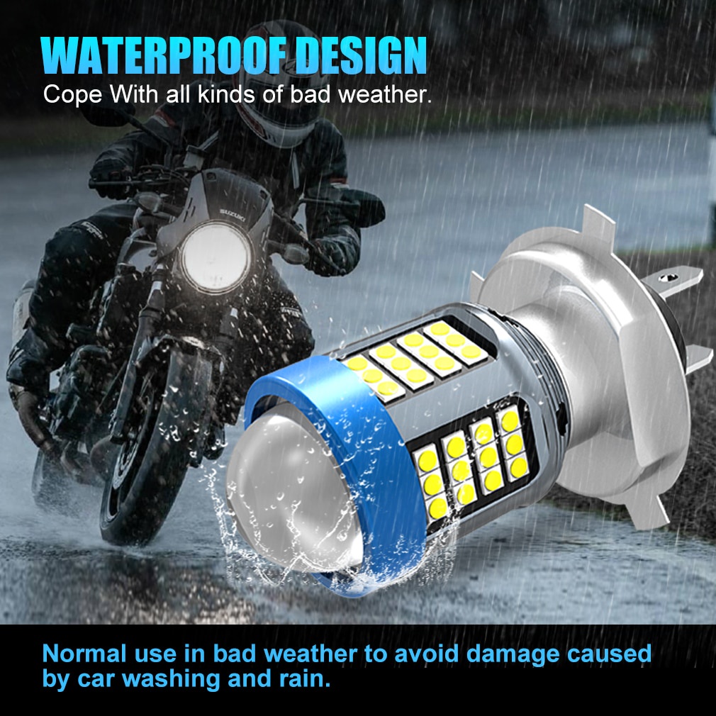 Mini LED Motorcycle Driving Light Spot T19 P15D H4 Headlight DC12V-60V ...