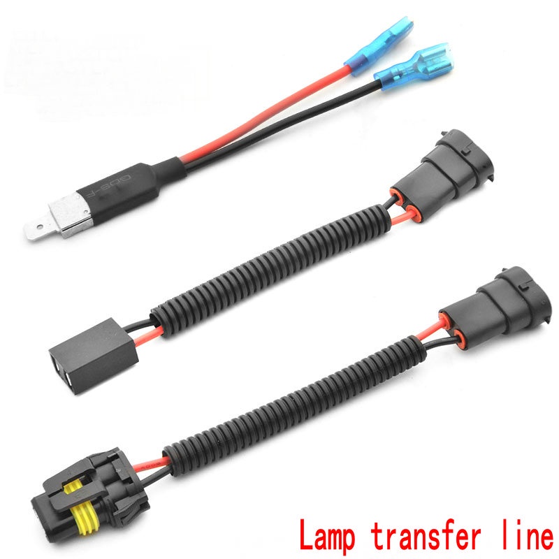 For automobile LED headlights model plug conversion line H1 adapter ...