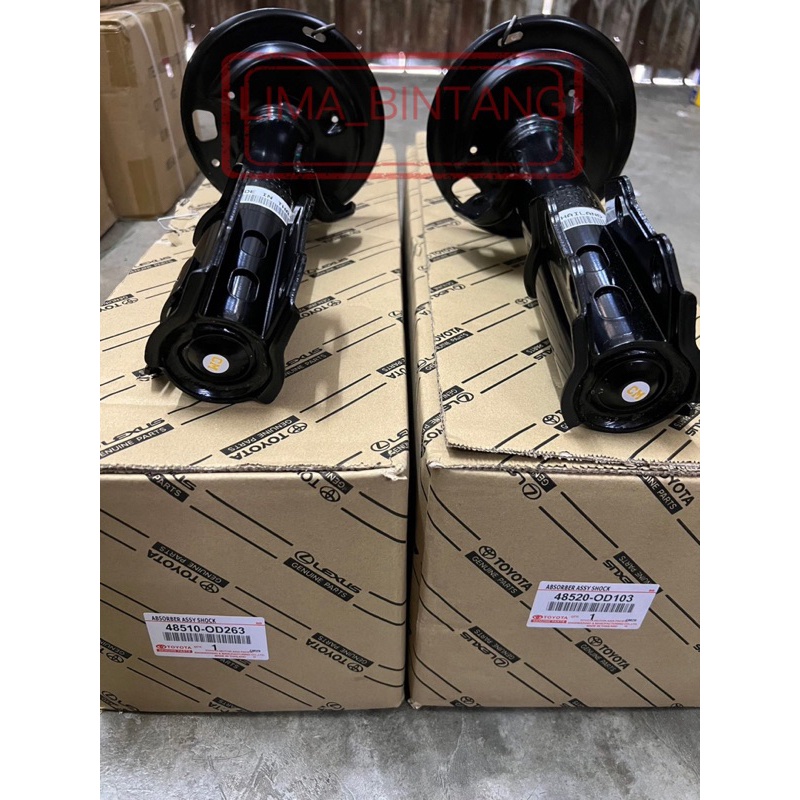 ORIGINAL TOYOTA VIOS NCP93 (2008-2013) / PRIUS C FRONT ABSORBER (1SET 2@PCS)FULLY IMPORT MADE IN ...