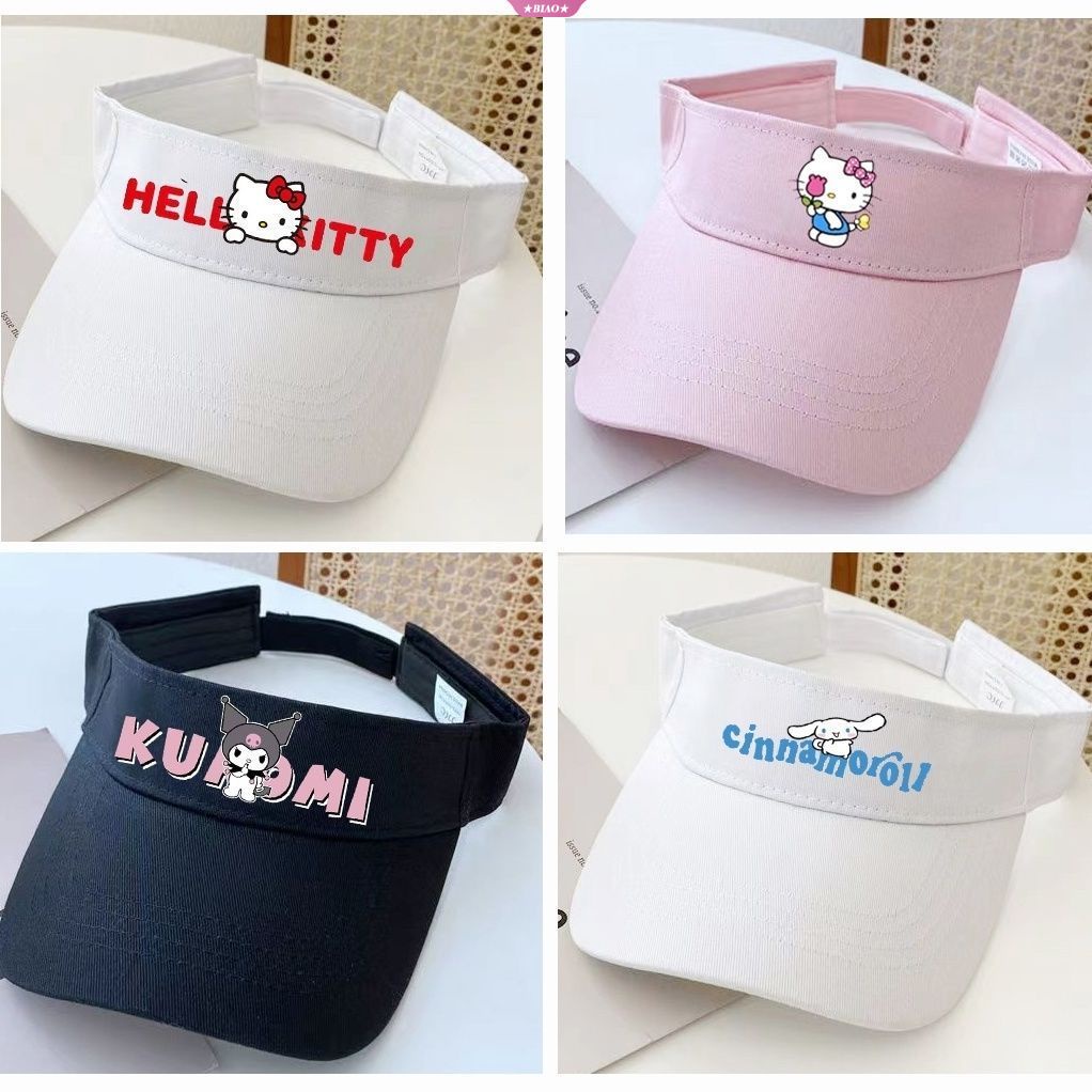 New Summer Sanrio Hello Kitty My Melody Kuromi Cinnamoroll Sun ...