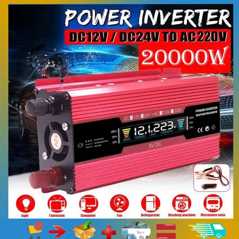 20000W Original Power Inverter Solar home inverter DC 12V to AC 220V ...