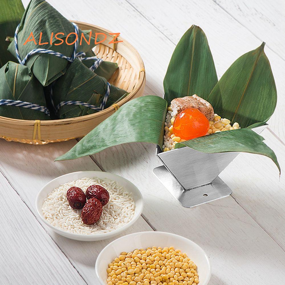 ALISONDZ Traditional Zongzi Mould Non-stick Rice Ball Pudding Making ...