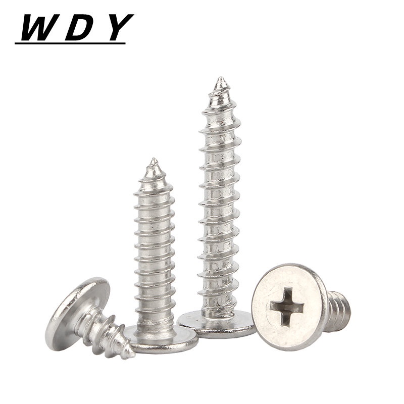[WDY] M3/m4/m5/m6 SUS304 Ultra-Thin Head Cross Countersunk Head Self ...