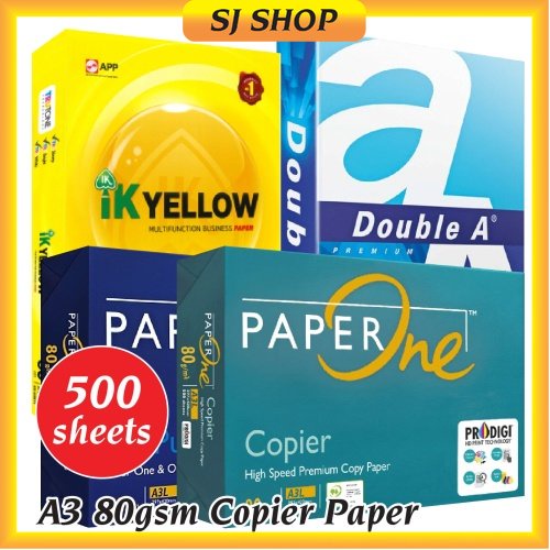 A3 80gsm Copier Paper | A3 Photostat Paper | A3 IK Yellow | A3 Double A ...