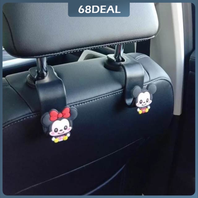 [Johor Stock] Cartoon Animal Car Hook Organizer Car Sticky Clip Storage ...
