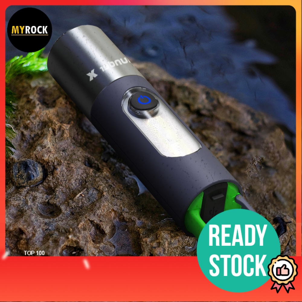 Small Powerful Rechargable Flashlight USB Torch Light Battery Charging ...