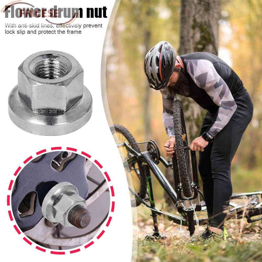 Bicycle Hub Nut M10 Fixed Gear MTB Road Bike Cycling Rear Wheel Screw ...