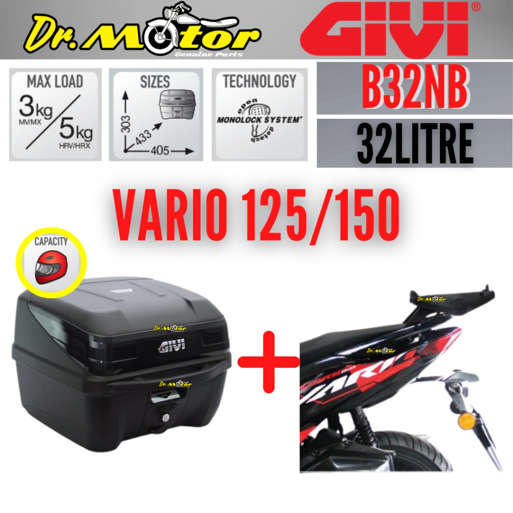 HONDA VARIO 125 VARIO150 150 VARIO125 GIVI SRV SPECIAL MONORACK MONO ...