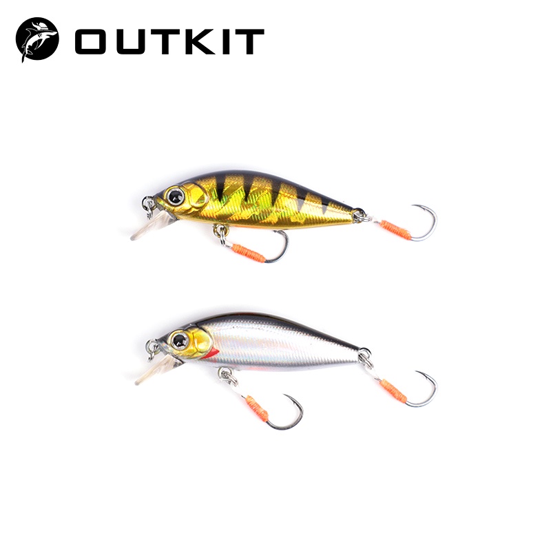 OUTKIT 2022 NEW Arrive Japanese Design Small Lures Fishing Lure 3.2g 45mm Sinking Minnow Mini ...