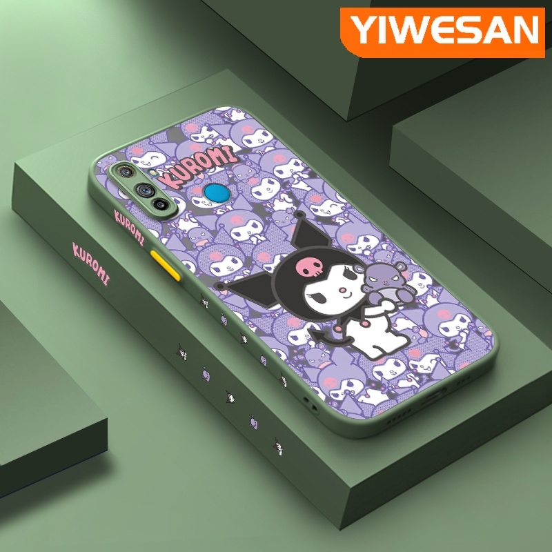 For Realme C3 Case Cute Sanrio Kuromi Pattern Thin Frosted Transparent ...
