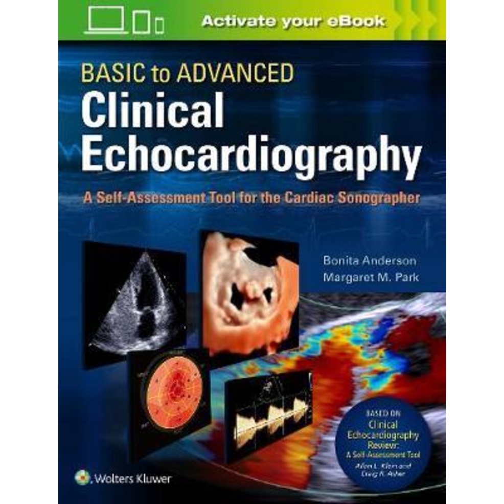 [English - 100% Original] - Basic to Advanced Clinical Echocardiography. A Se by Bonita Anderson ...