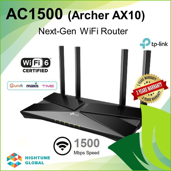 TP - Link Archer AX10 (AX1500) Next-Gen Wi-fi 6 Router | Shopee Malaysia