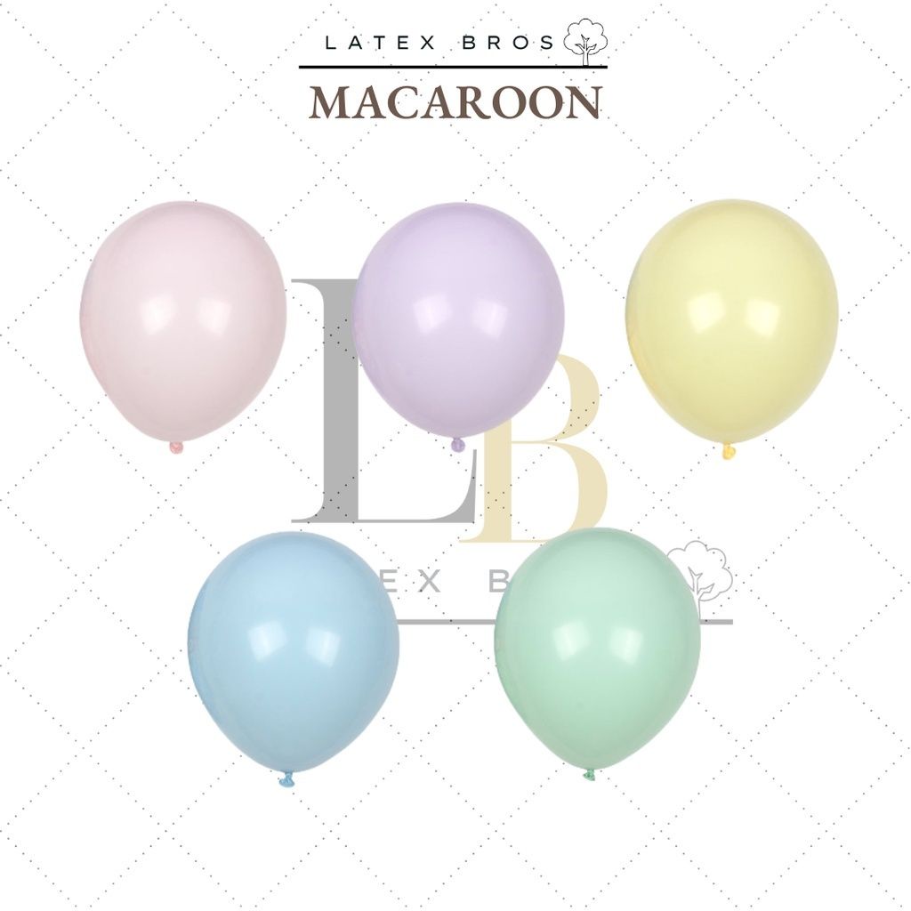 5”, 10" & 12 “ High Quality Macaron Balloon (10pcs/pack) | Shopee Malaysia