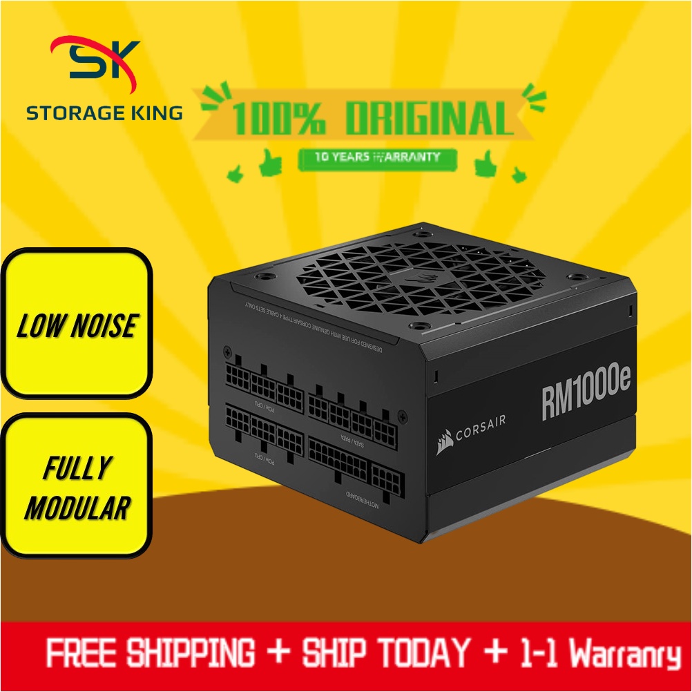 CORSAIR RMe Series RM1000e / RM850e / RM750e Fully Modular Low Noise 80 ...