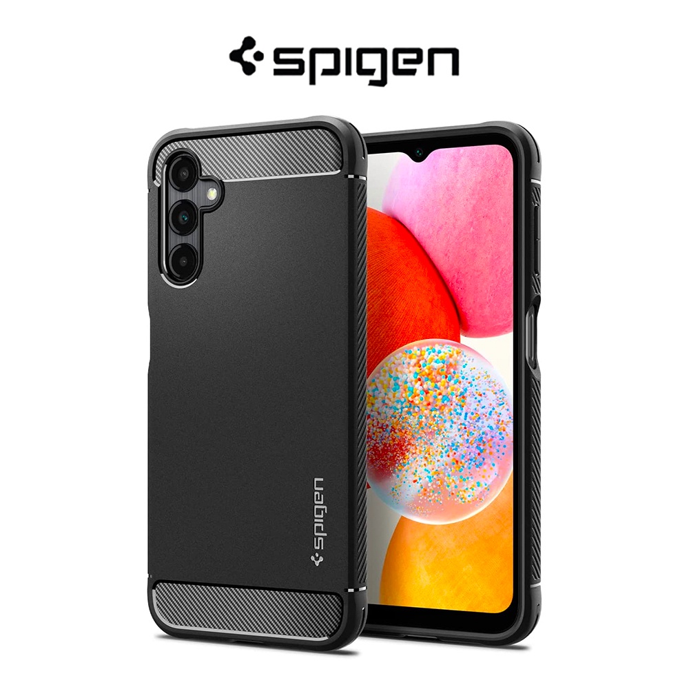 Spigen Samsung A14 4G LTE Case Samsung Casing Rugged Armor Mil-Grade ...