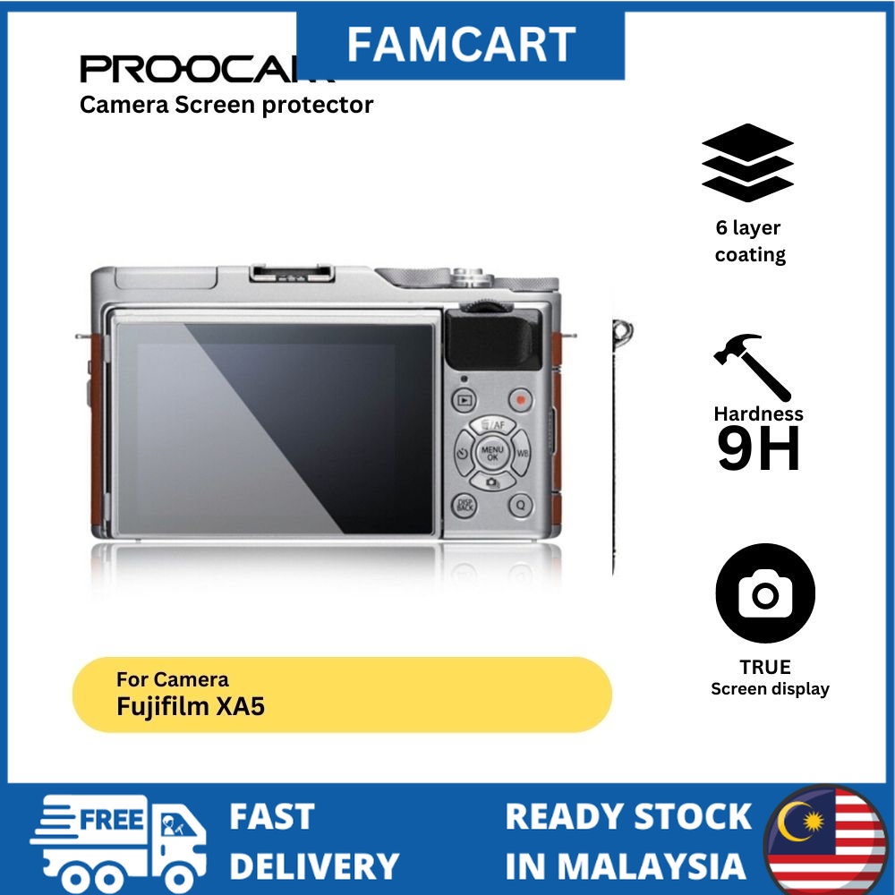 🔥READY STOCK🔥 PROOCAM SPF-XA5 GLASS SCREEN PROTECTOR FOR FUJIFILM XA5 ...