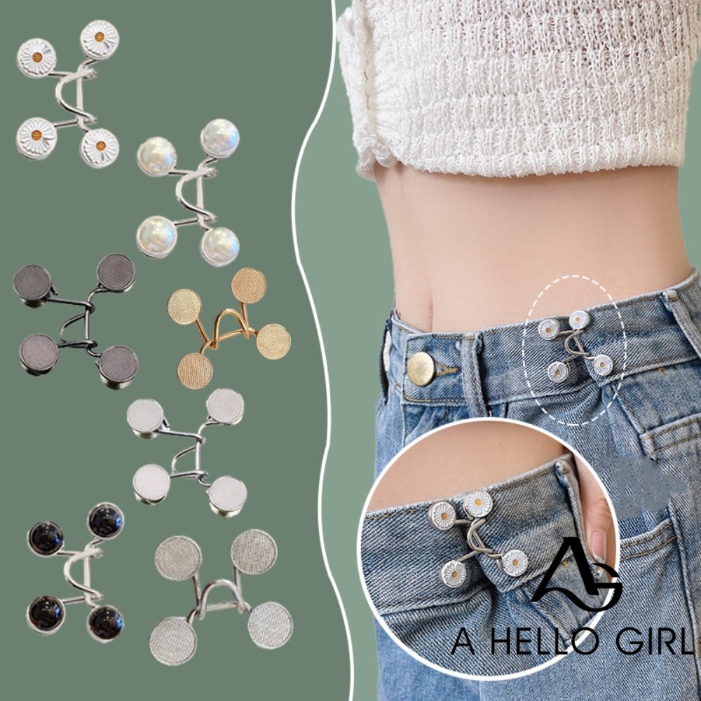 Waist Artifact Nail-free Detachable Jeans Waist Button Adjustment Big ...