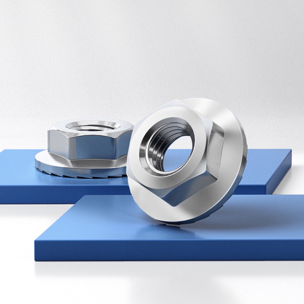 [LS] Sus304 Flange Nut Nut M8/M10/M12/M14/M16 Fine Thread Fine Teeth ...