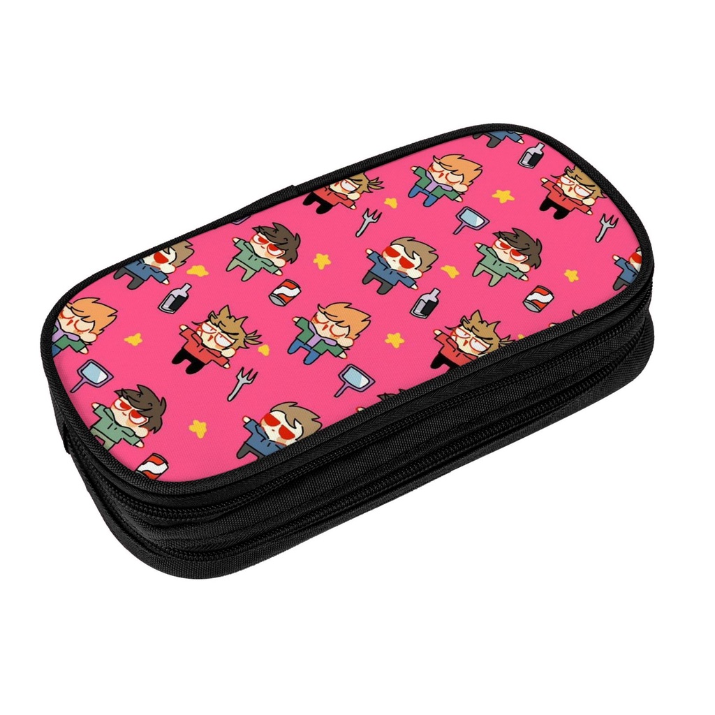 Eddsworld Kids Cartoon Fan Pencil Bag Comic Youth Pen Case Travel ...