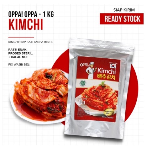 Kimchi Oppa! Korean Traditional Food Oppa - 1000gr | Shopee Malaysia