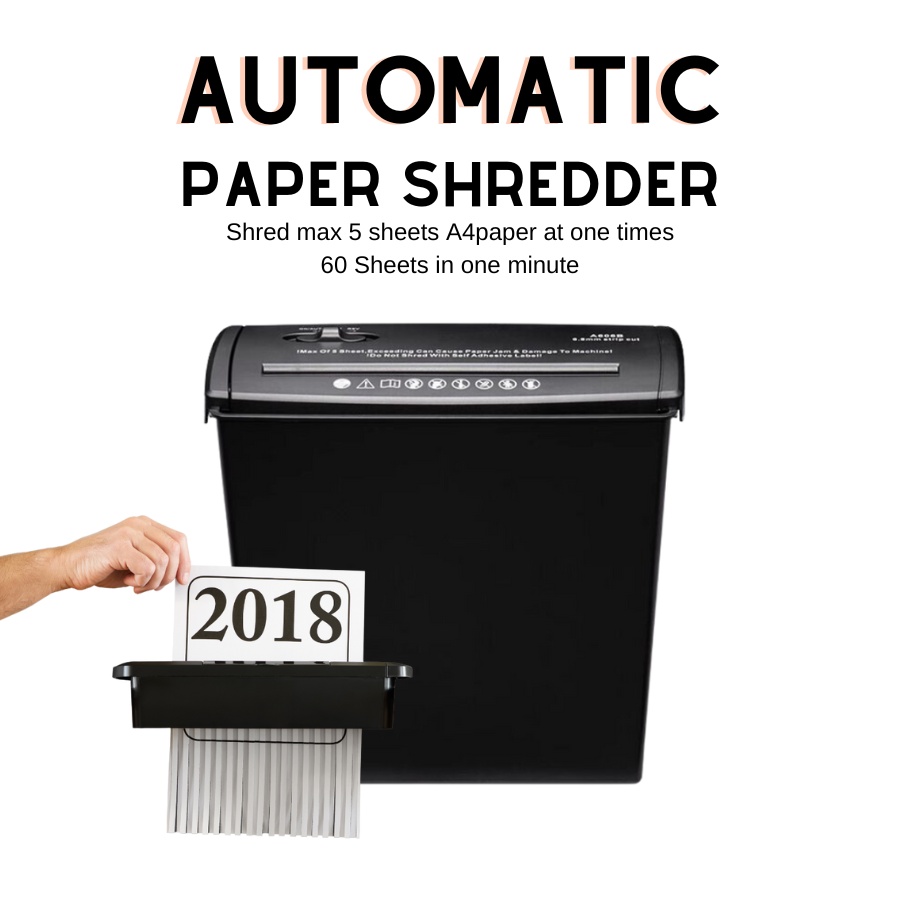 Document Shredder A4 Automatic paper shreddering Machine Privacy ...